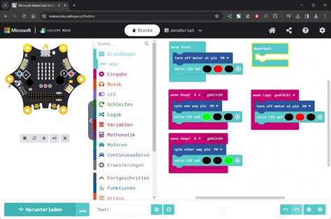 Calliope Mini Tutorial Servomotor Mit Makecode Programmieren