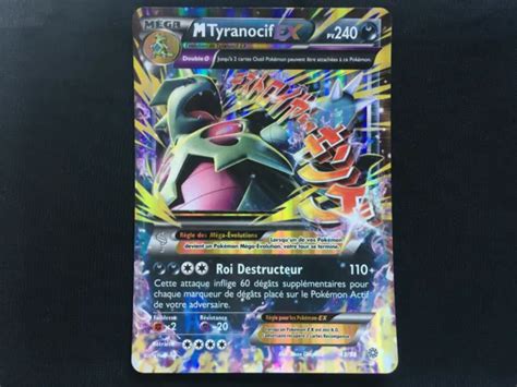 CARTE JUMBO GRANDE carte Pokémon M Tyranocif EX EUR PicClick FR
