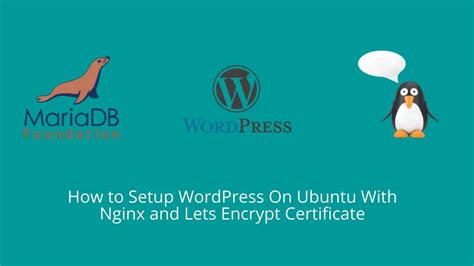 How To Setup Wordpress With Nginx On Ubuntu Tekspace Blog