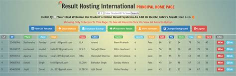 Student Result Management System
