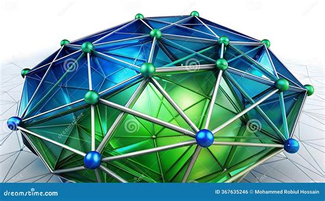 Green Polyhedron Dice With Numbers And Empty Vector Cartoondealer