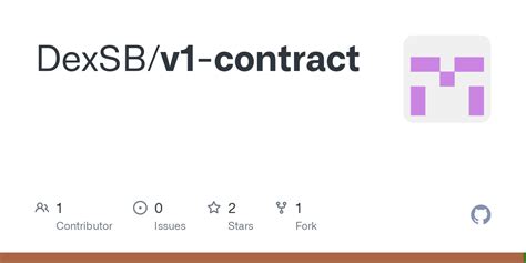 Github Dexsbv1 Contract