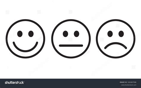 8447 Smiley Face Outlined Stock Vectors And Vector Art Shutterstock