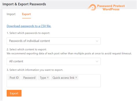 Screenshots Password Protect Wordpress Pro