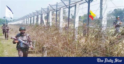 Tension In Myanmar Border Bgp Bgb Flag Meeting In Teknaf Tomorrow