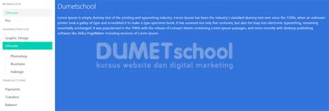 Cara Membuat Side Menu Menggunakan Bulma Framework