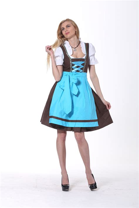3 Tlg Womens Dirndl Dress Germany Oktoberfest Dirndl Etsy
