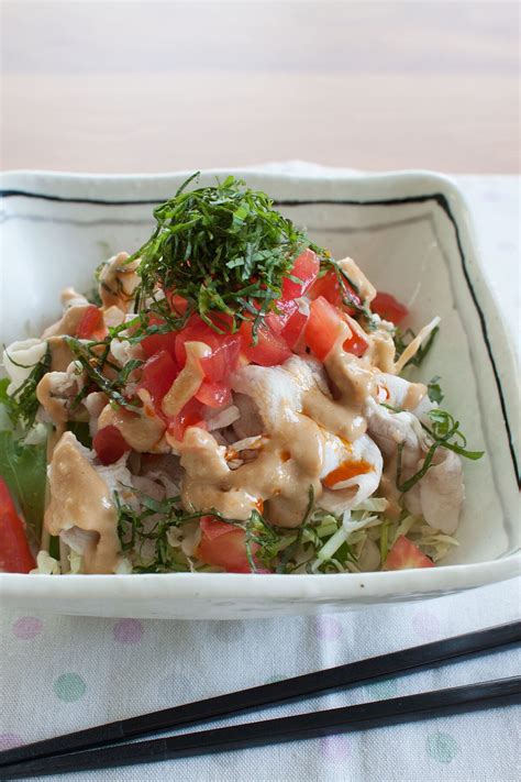 『ピリ辛豚しゃぶサラダ』＃夏バテ防止＃野菜たっぷり レシピサイトnadia