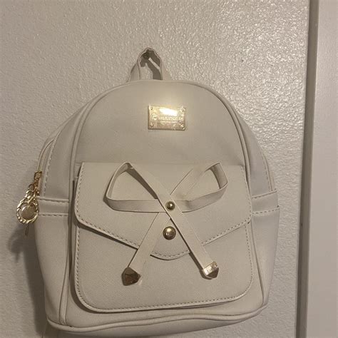 I Ihayner Girls Bowknot Small Leather Backpack Depop