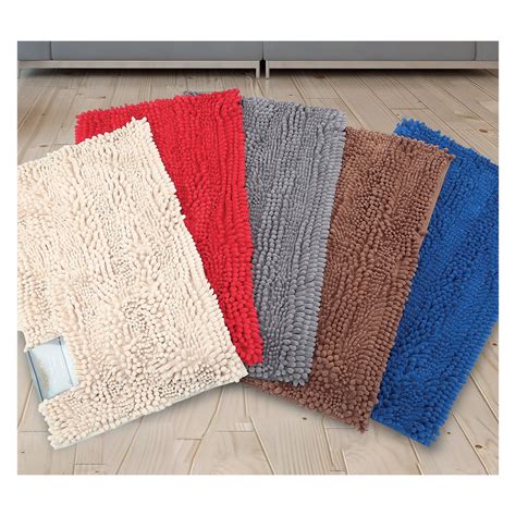 Super Soft Bath Mat 40x60cm Chenille Assorted Per Pc Online At Best