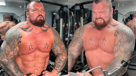 Eddie Hall Shows Off Monstrous 360 Lb Physique Shares 7 Things Hes
