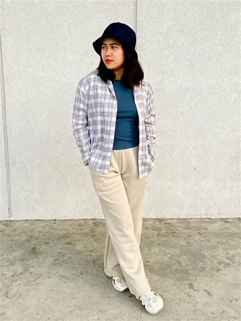 Check Styling Ideas For D Knit Cotton Long Sleeve Crew Neck TopSoft Flannel Skipper Shirt Long