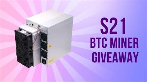 Musk Miners Bitmain S21 Btc Miner Giveaway Giveawaybase