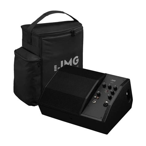 Img Stageline Flat M8 Active 2 Way Stage Monitor And Bag At Gear4music
