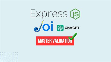 Master Joi Validation For Your Nodejs Apis Youtube