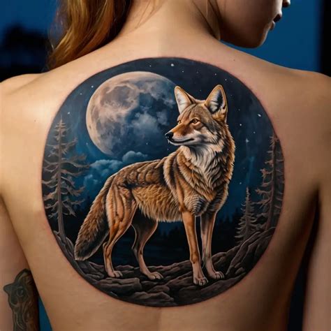 Coyote Tattoo Meaning Symbolism And Significance 146 Designs Hbtat2