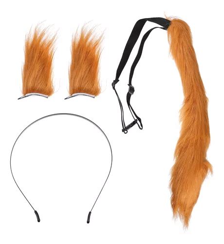 Diadema De Vestir Para Niños Con Orejas De Zorro Y Cola Cuotas Sin