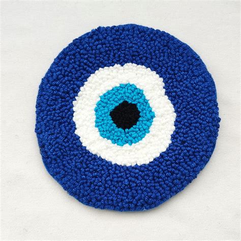 Porta Copos Bordado Em Punch Needle Ponto Russo Elo7