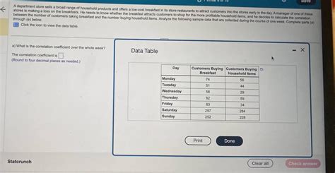 Solved Through E Below Click The Icon To View The Data Chegg