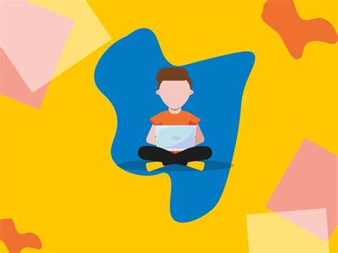 Flat Character In Joyful Colors By Ikram On Dribbble