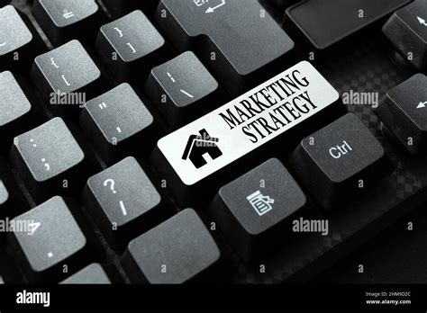 Writing Displaying Text Marketing Strategy Internet Concept Plan Of
