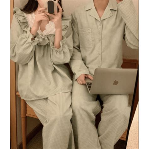 🎊커플💕3color 마르타 커플 상하세트 공주잠옷 아이템 파자마파티 호캉스룩 여행룩 호텔 에이블리