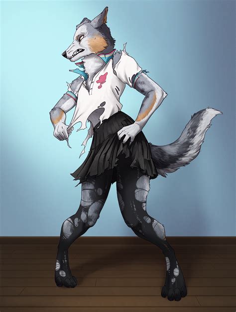 The Big Imageboard Tbib 2020 After Transformation Angry Anthro Black Nose Bottomwear Canid