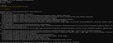 Nativememoryprofiler Exception · Issue 1235 · Dotnetbenchmarkdotnet