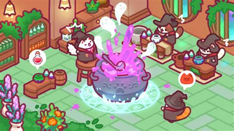 고양이 마법학교 신비하고 귀여운 타이쿤 게임플레이 영상 모바일게임 Youtube