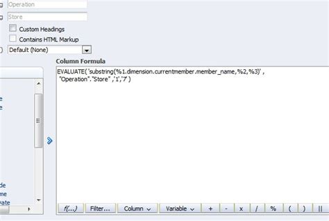 How To Use Substring Mdx Function For Essbase In Biee Answer Oracle Forums