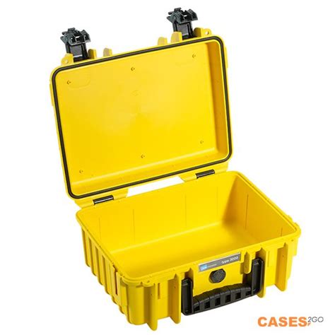 Bandw Outdoor Type 3000 Case Empty Yellow Protechnic Ltd