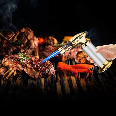 Butane Torchbutane Refillable Kitchen Cooking Torchadjustable Flame