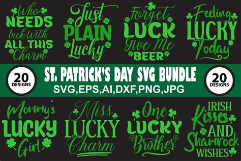 St Patricks Day Svg Bundle Bundle · Creative Fabrica