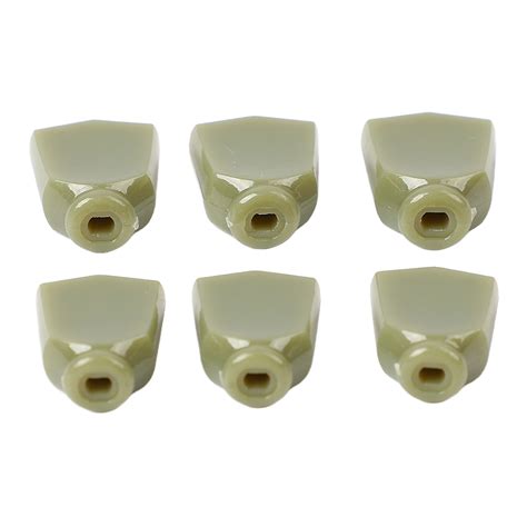 6pcs Guitar Tuning Peg Buttons Plastic Easy Control Tuner Buttons Set