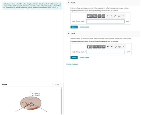 Solved At The Instant Shown In Ball B Is Rolling Along The
