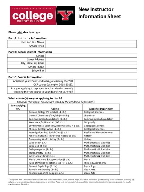 Fillable Online Get The Free Ccp Instructor Paper Application Packet