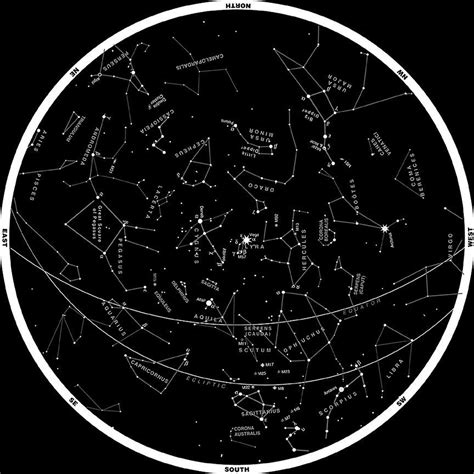 Southern Constellations This Nasa Graphic Offers An Introduction To