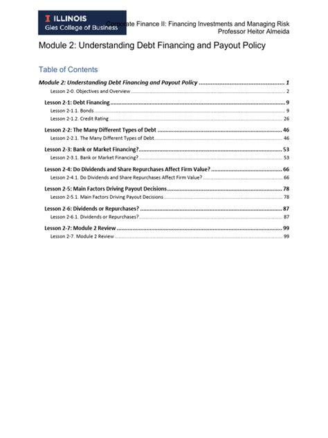 2 Module 2 Word Transcript Pdf Bond Credit Rating Cost Of Capital