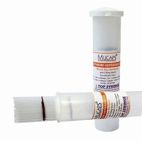 Glass Micro Capillaries Medical Grade 32mm Strumia Heparinised