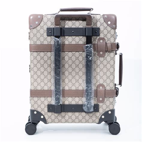 Gucci X Globe Trotter Gg Supreme Carry On Suitcase For Sale At 1stdibs