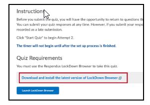Install And Launch LockDown Browser Babe Support