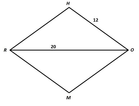 How To Find The Area Of A Rhombus Advanced Geometry