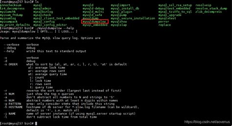 mysql数据库之mysqldumpslow慢查询分析工具 csdn博客