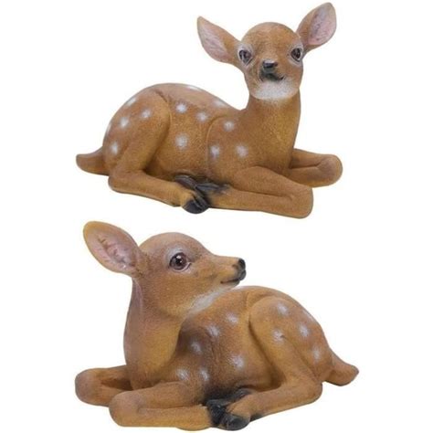 Statue de Cerf Sika Artisanat Extérieur Jardin Décoration Jardin Résine de Haute Qualité
