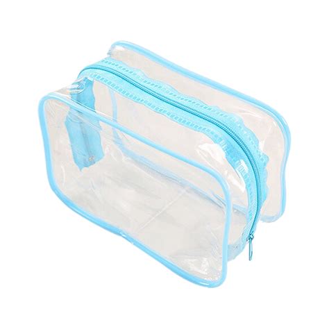 Pvc Clear Pouch Travel Bathing Toiletry Zipper Cosmetic Bag T1 Ebay