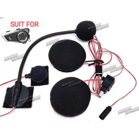 Jual Service Kit Speaker Set Soft Mic Hard Mic Full Face Fullface Halfface Bluetooth INTERCOM