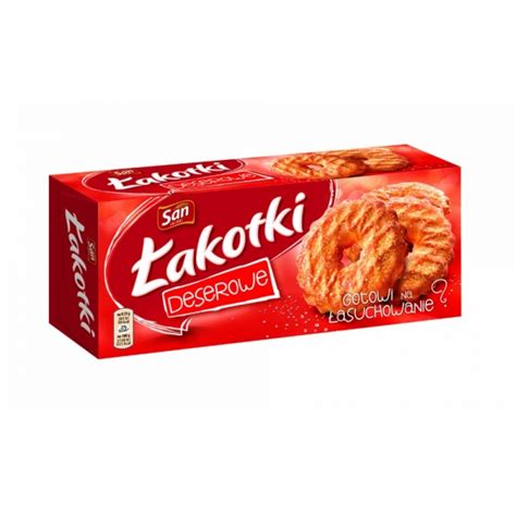 CIASTKA ŁAKOTKI DESEROWE Z CUKREM SAN G