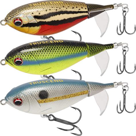 Truscend Topwater Fishing Lures Surface Bass Pike Floating Fishing