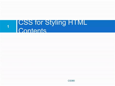 Css Basic Ppt