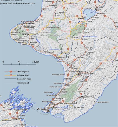 Where Is Manunui Map New Zealand Maps